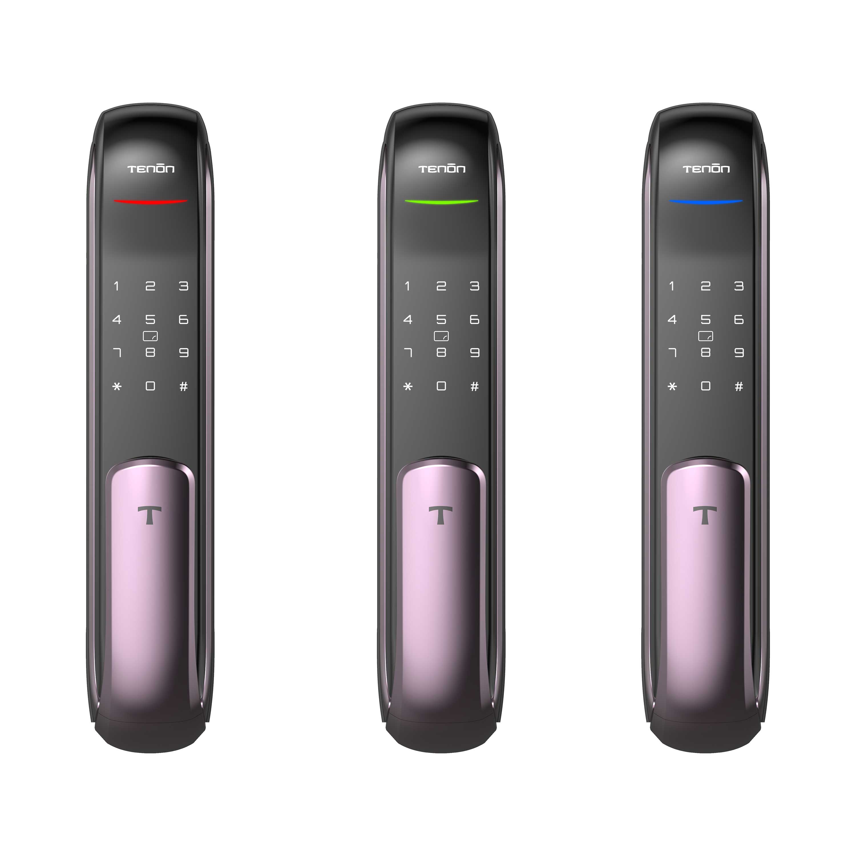 A3 Digital Smart Mortise Push-Pull Fingerprint Door Lock With Pin Code ...