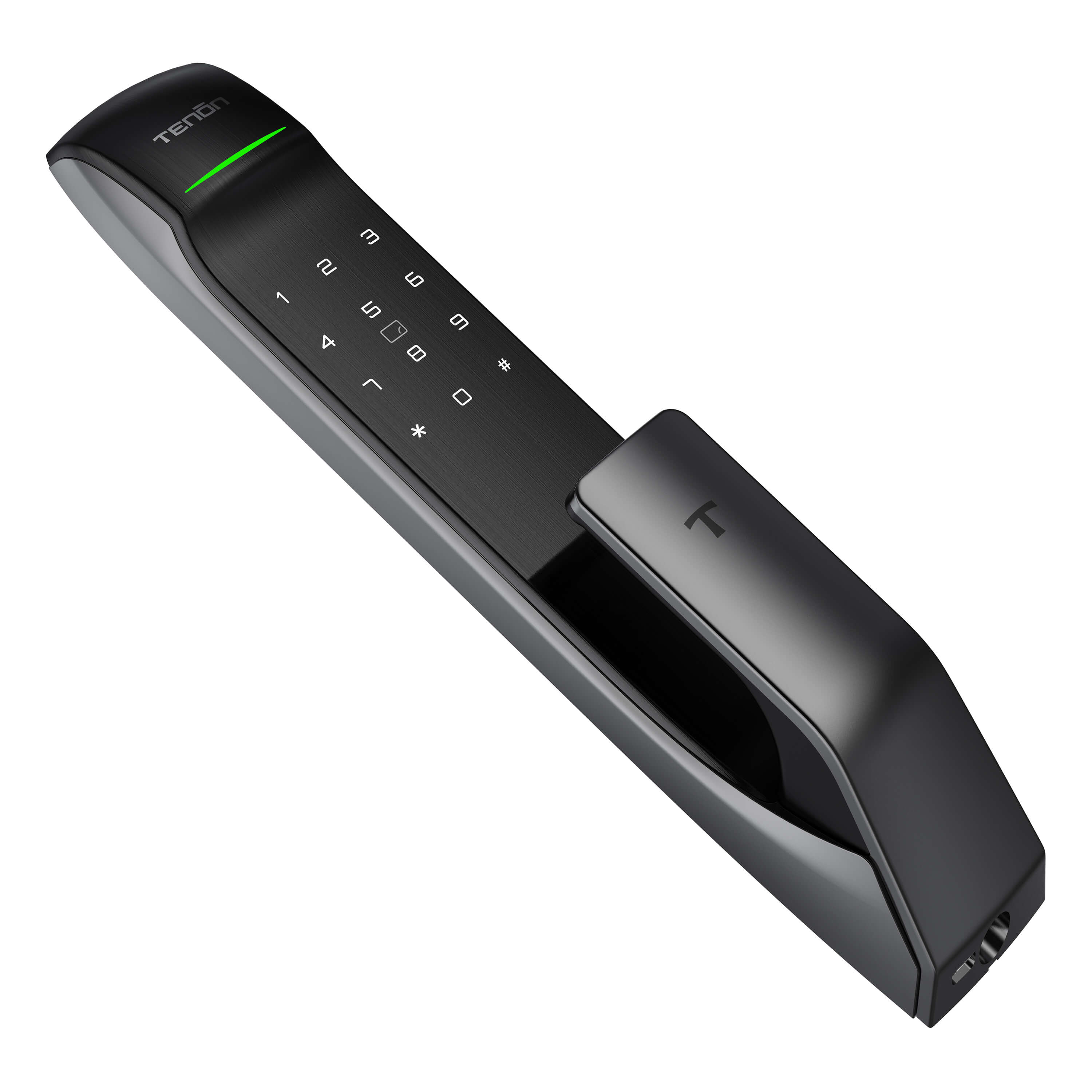 A2 Keyless Push-Pull Automatic Fingerprint Smart Entry Door Lock ...