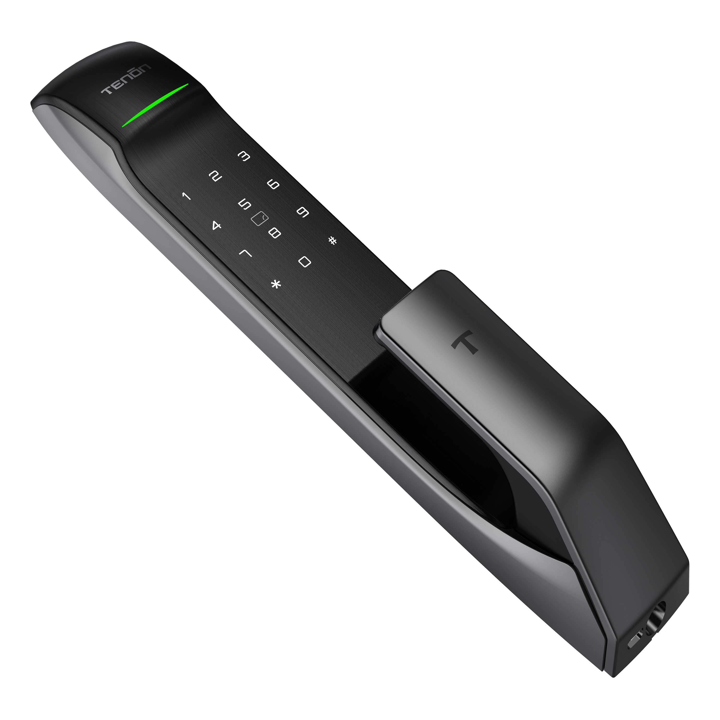 A2 Keyless Push-Pull Automatic Fingerprint Smart Entry Door Lock ...