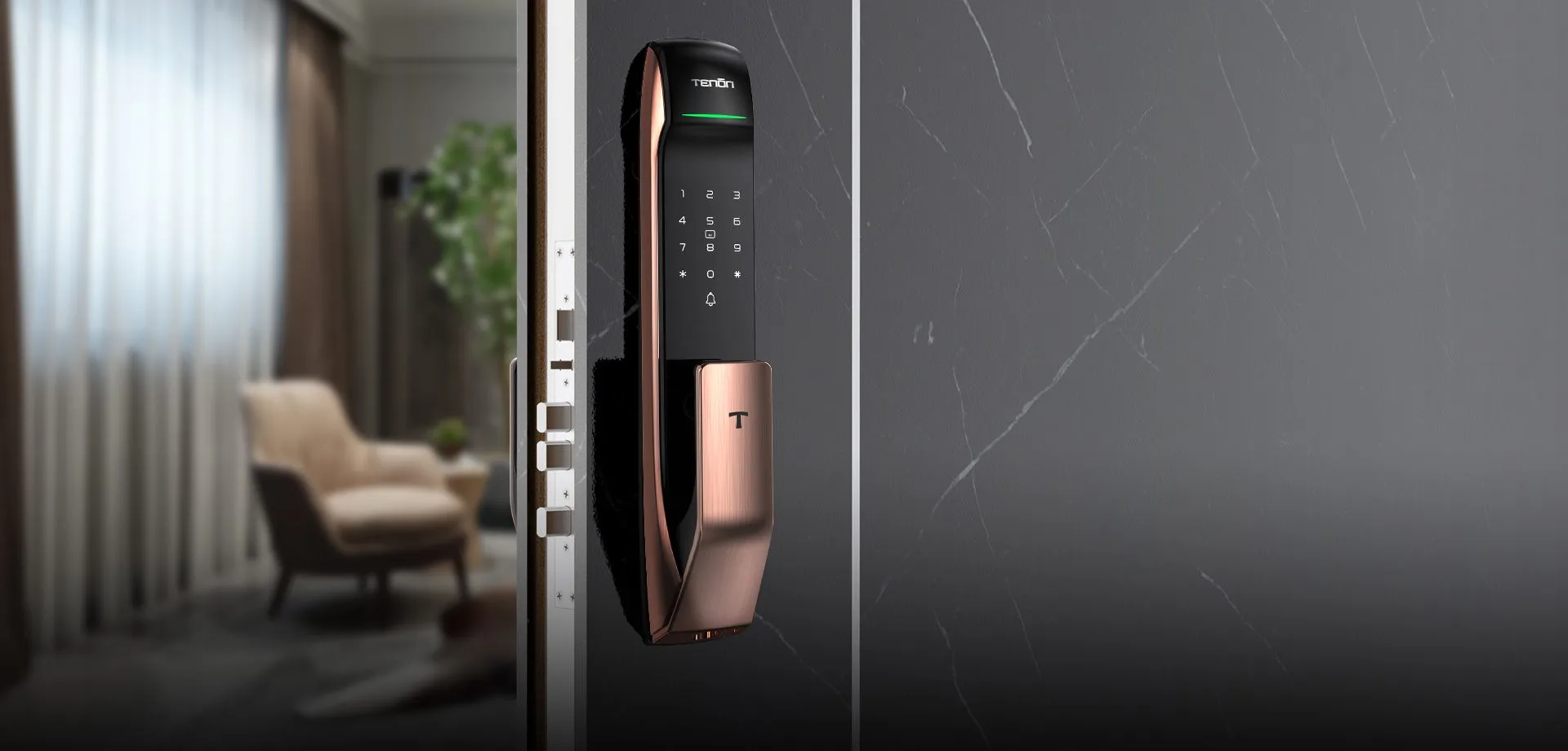 Automatic Push-Pull Digital Smart Door Lock Manufacturer China | Tenon Lock