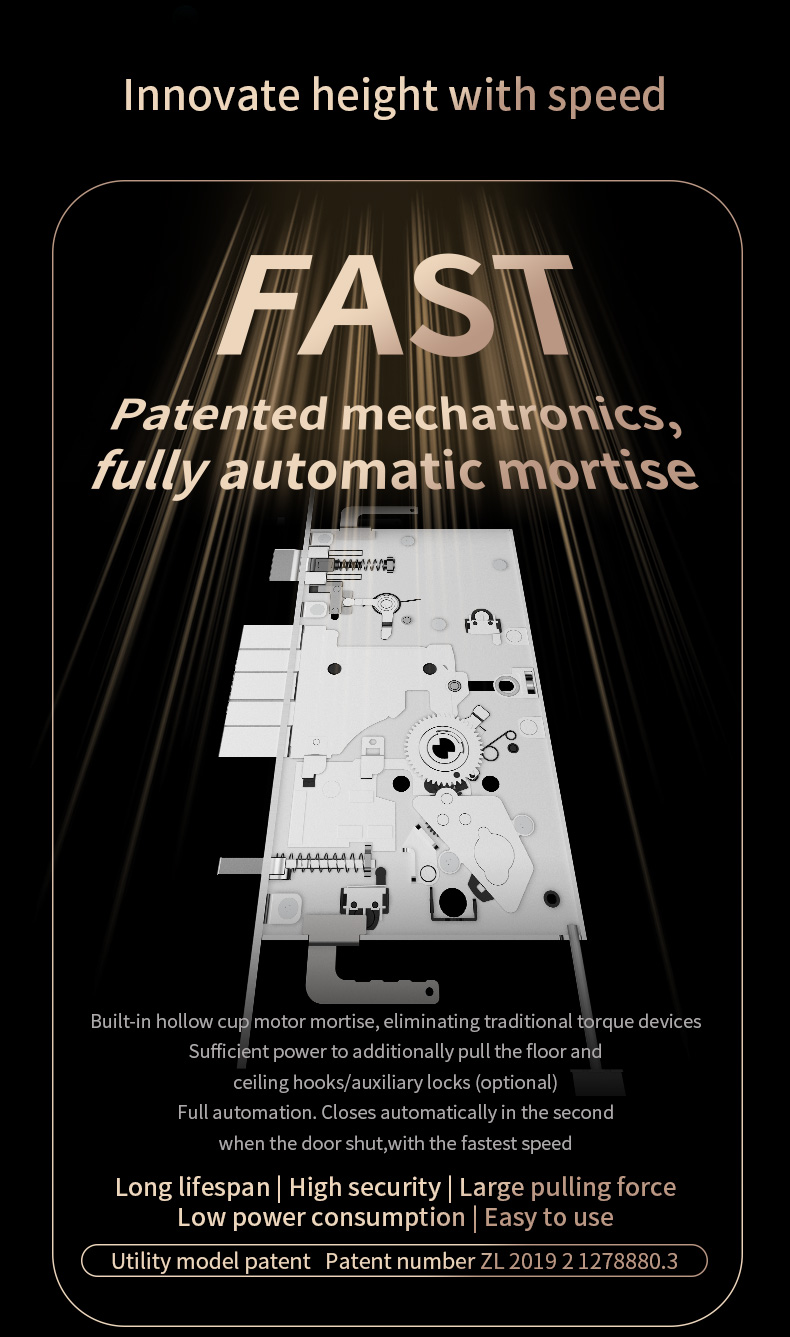 Tenon A9 pro 3D Face Recognition Built-in WiFi Palm Vein Unlock Smart ...